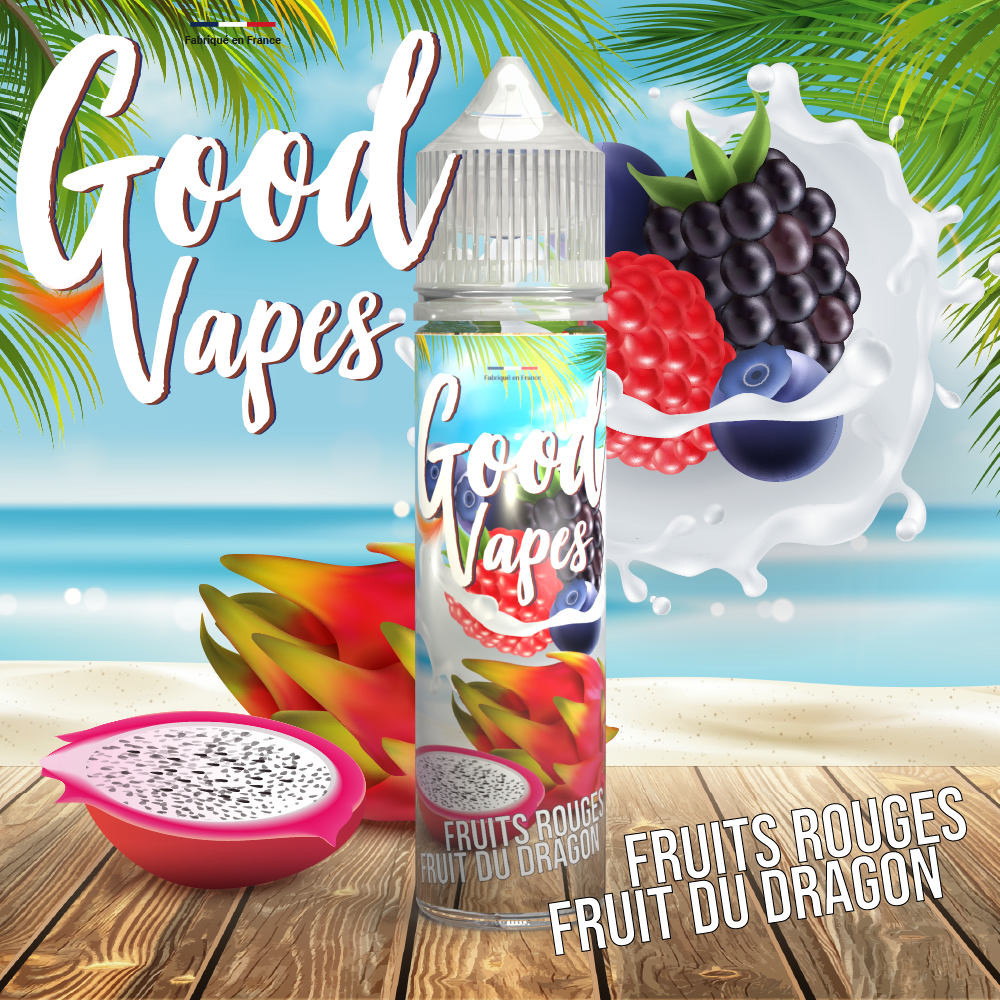 Fruits rouges fruit du dragon 50ml - Good Vape - CIG'Store